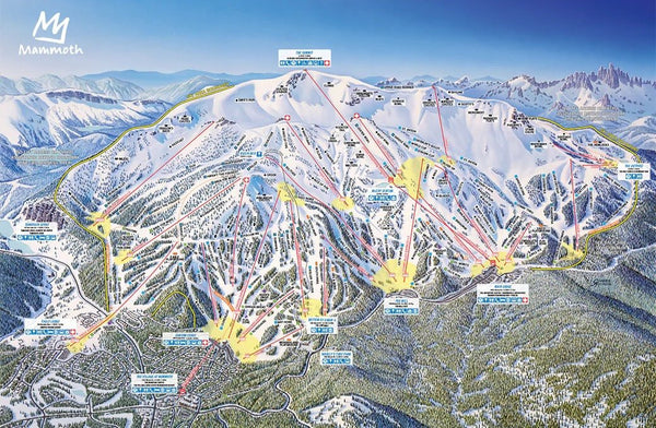 Mammoth Trail Map - Mammoth Mountain Skiing and Much More... - Mountaincut