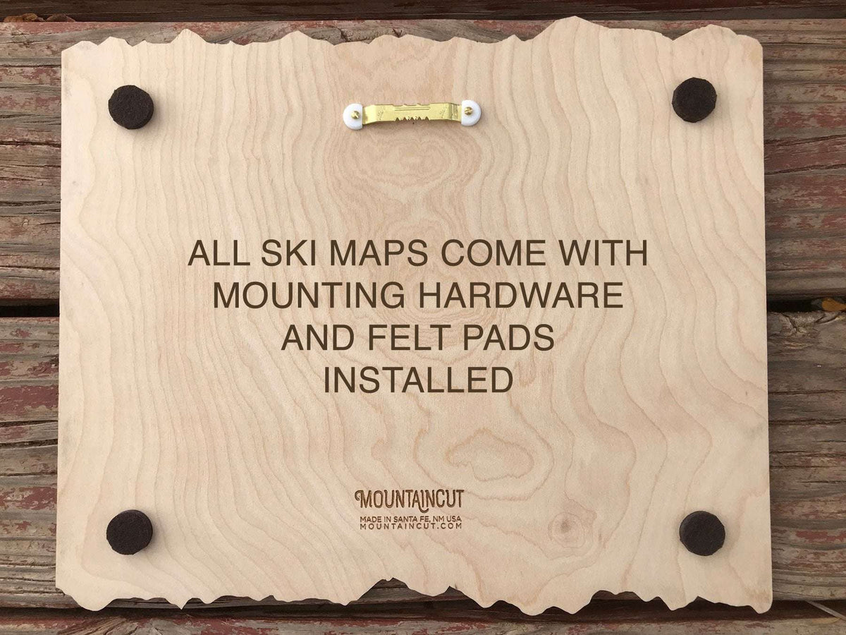 Stevens Pass Trail Map - Wall Decor - MountainCut - Mountaincut
